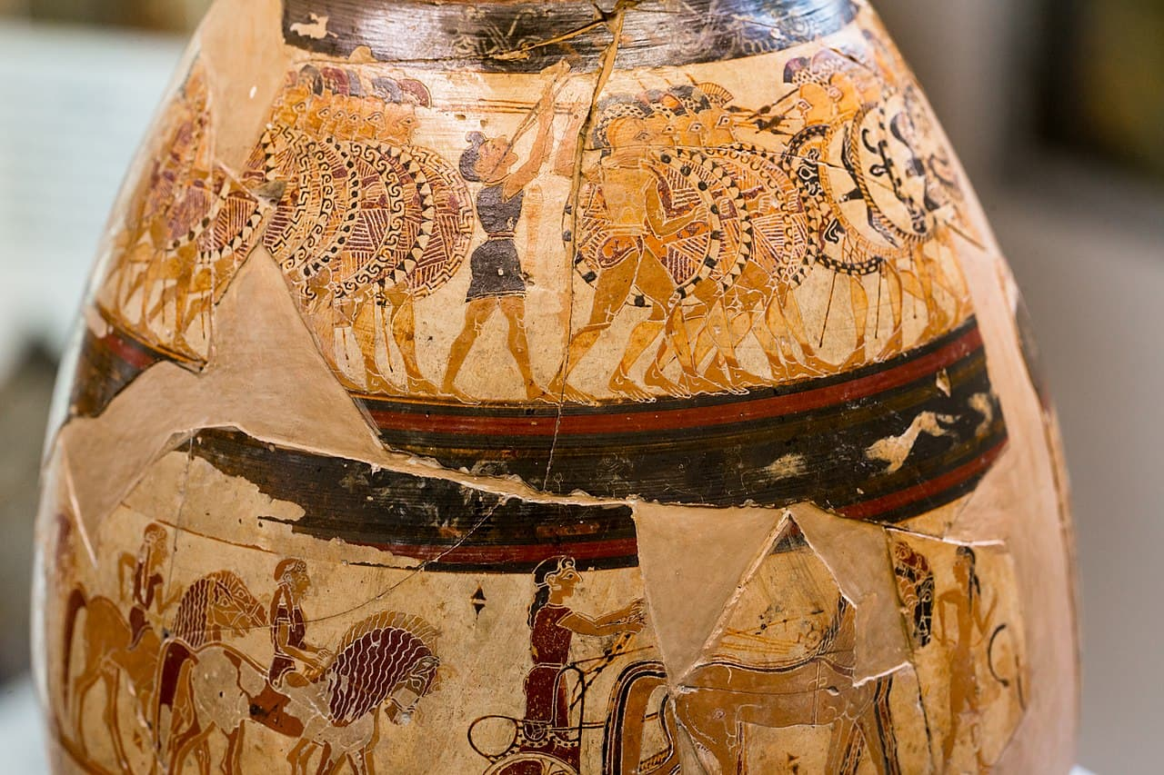 El Olpe de Chigi, la representación más antigua del Juicio de Paris y ...